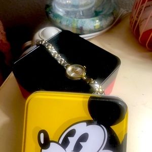 Disney | Jewelry | Mickey Mouse Watch In Vintage Box | Poshmark